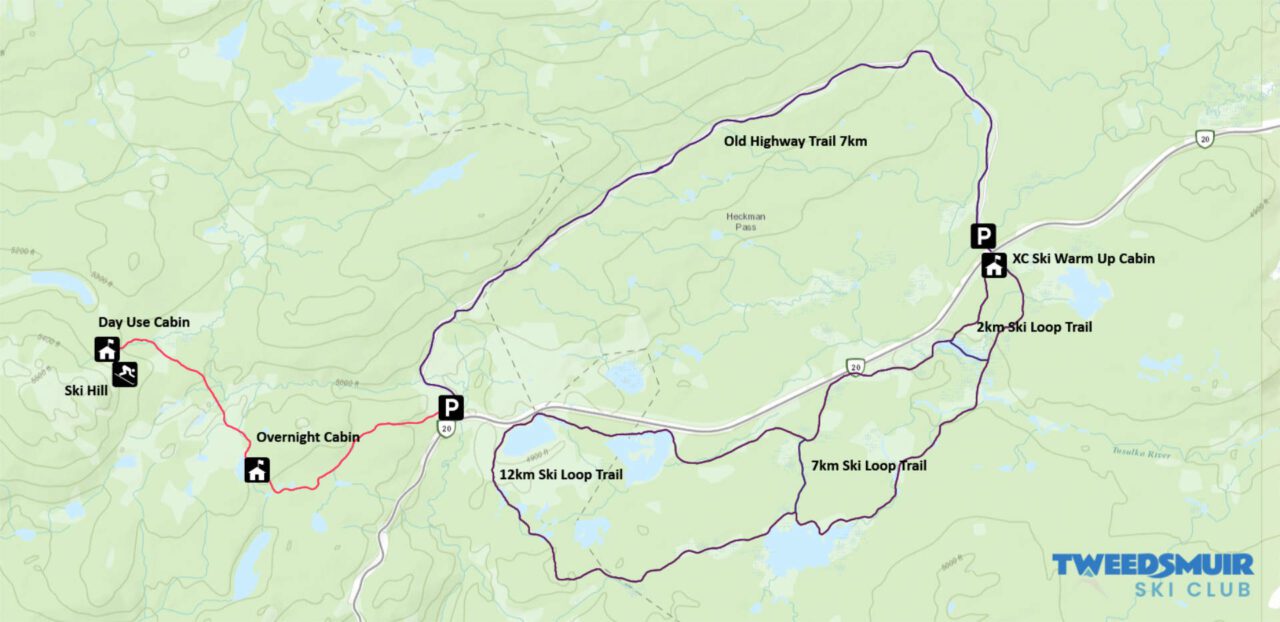 Maps | Tweedsmuir Ski Club